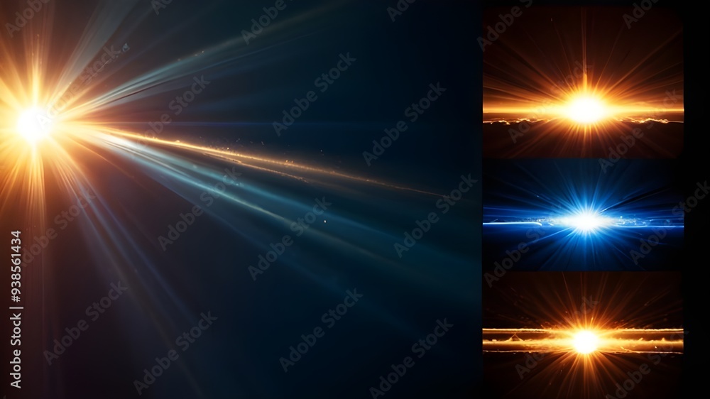 Overlays, overlay, light transition, effects sunlight, lens flare ...