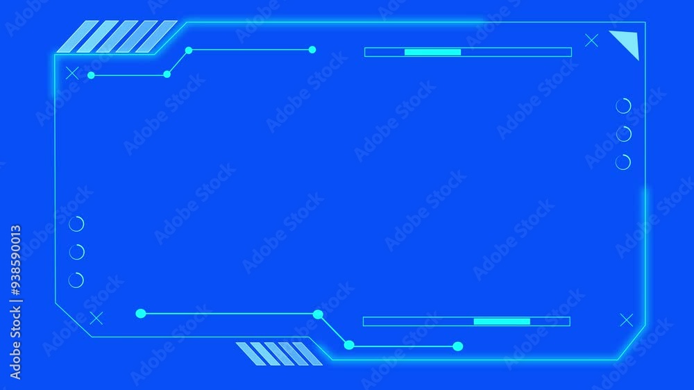 Futuristic HUD video frame Digital technology plexus lines background ...