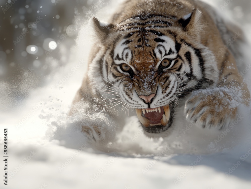 Ancient predator: saber-toothed tiger, formidable creature of ...