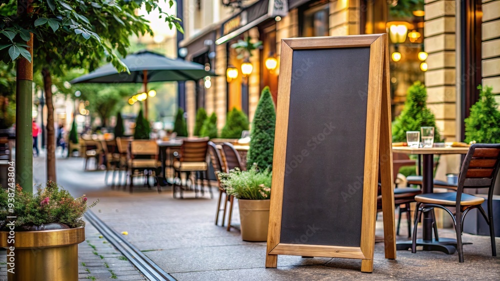 Menu board displaying various food items outside a restaurant, menu ...