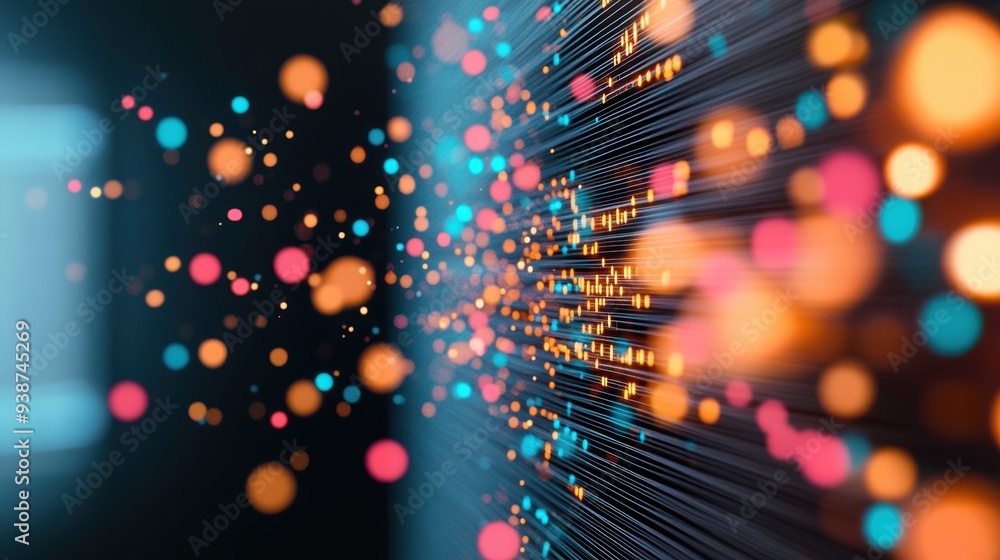 A close up shot of a computer screen displaying a heatmap with distinct ...