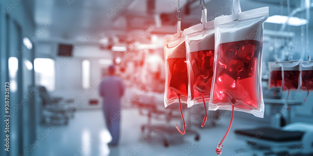 Regular blood donation and 4 main blood groups types of blood A, B, AB ...