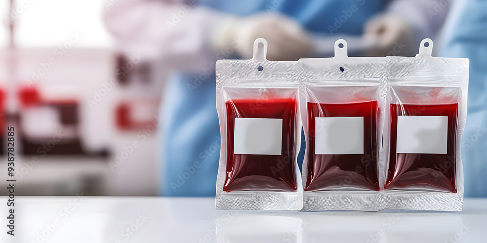 Regular blood donation and 4 main blood groups types of blood A, B, AB ...