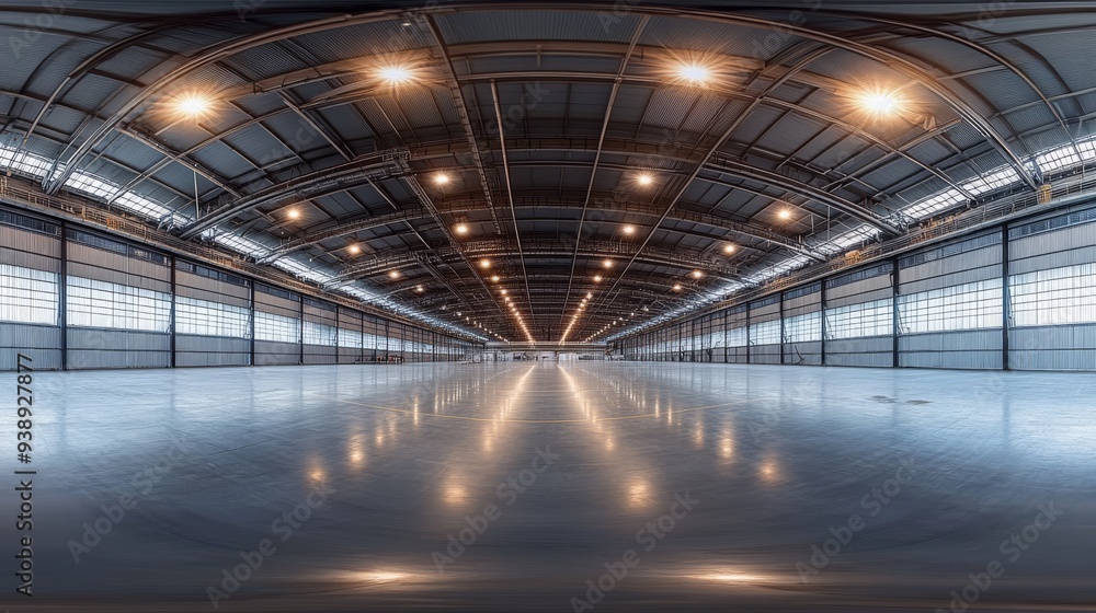 A high-resolution, 360-degree panoramic HDRI image captures the ...