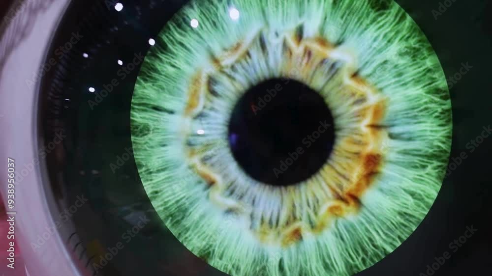 Vídeo do Stock: Eye anatomy - inner structure, Medically accurate 3D ...