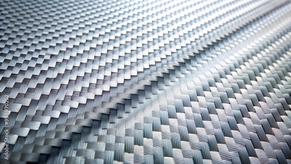 Sleek white carbon fiber texture with subtle weave pattern and gentle ...