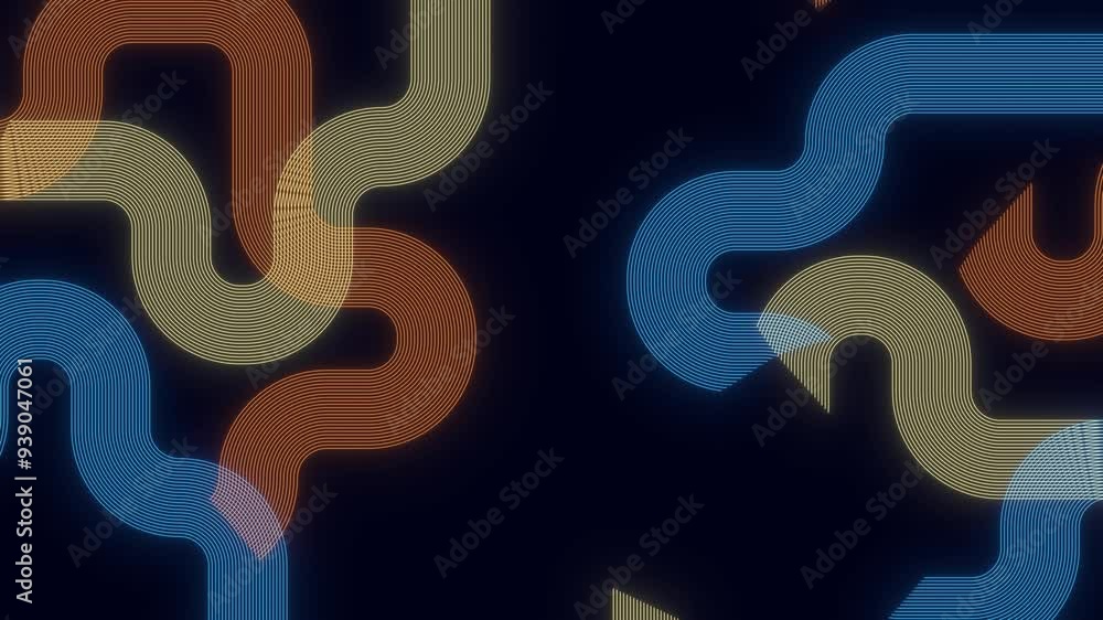 Vintage Striped Backgrounds, Loop Samples, Retro Colors from the 1970s ...