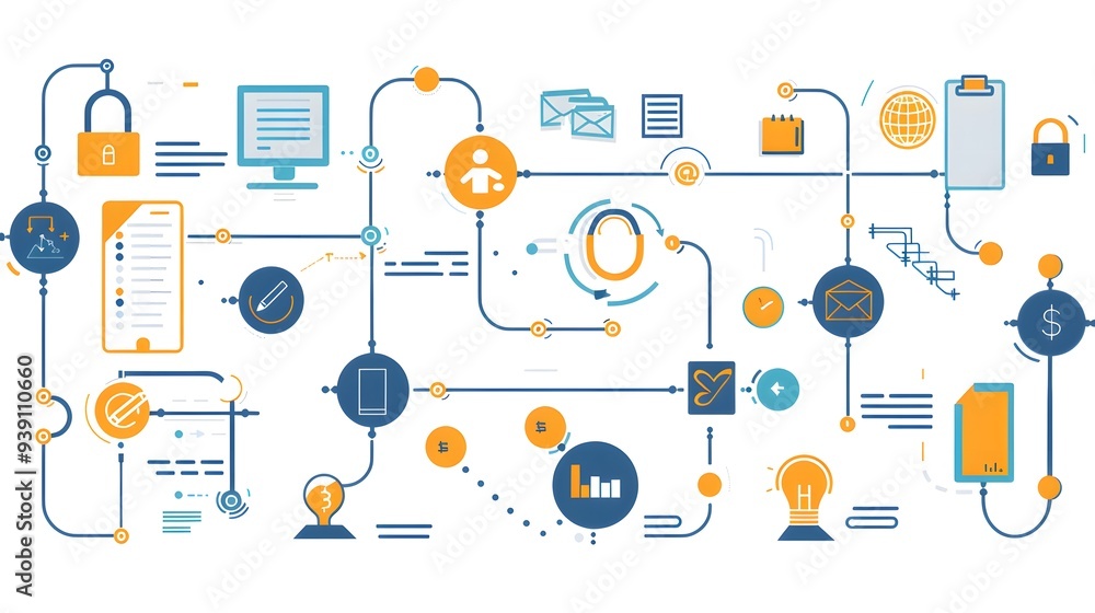 visually engaging process flow infographics to outline step-by-step ...