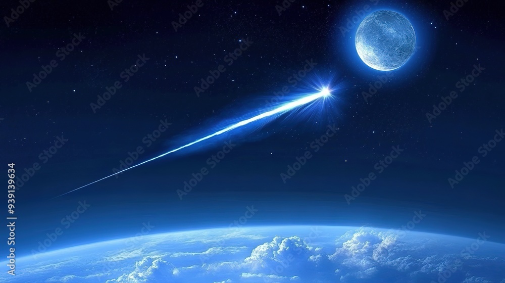 Beautiful Space Scene: A Rogue Planet in the Solar System with a ...