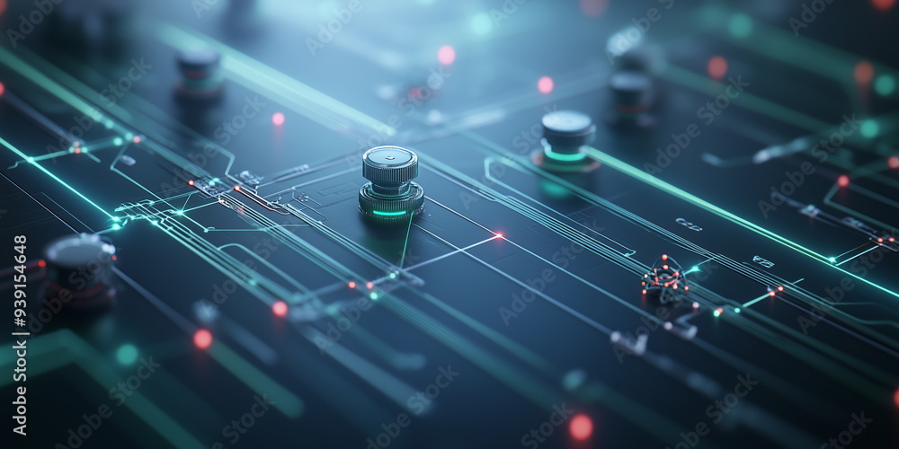 signal path, signal processing route. digital splitters, neuron logic ...