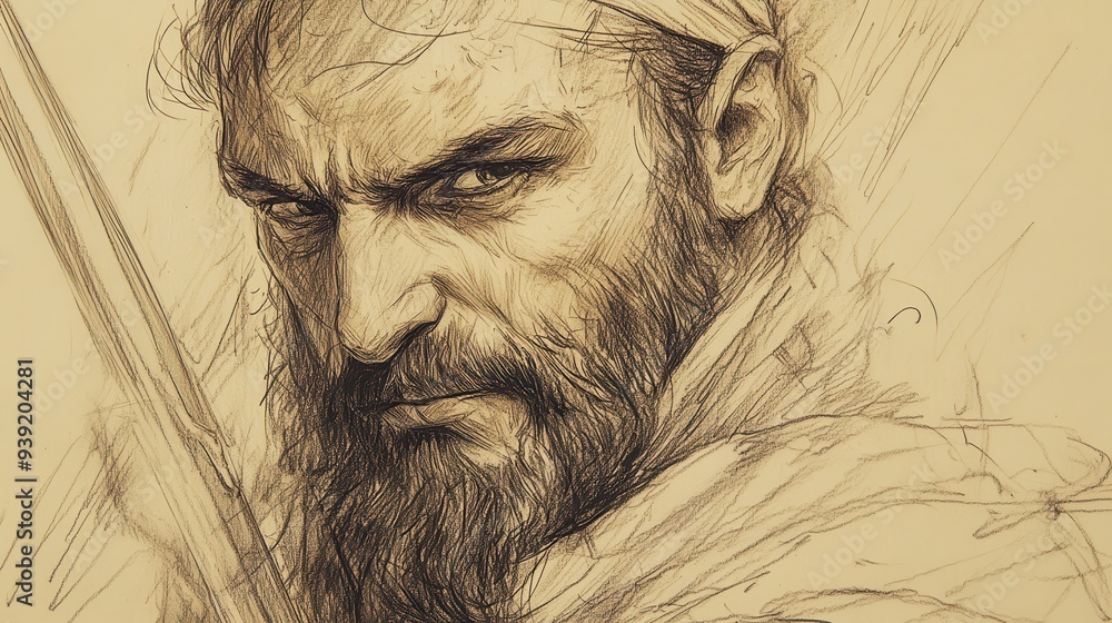 Defender of Faith: Biblical Illustration of a Jewish Warrior in Susa ...