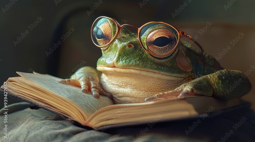 Pepe with Folder, a vibrant scene capturing a character engaged with a ...