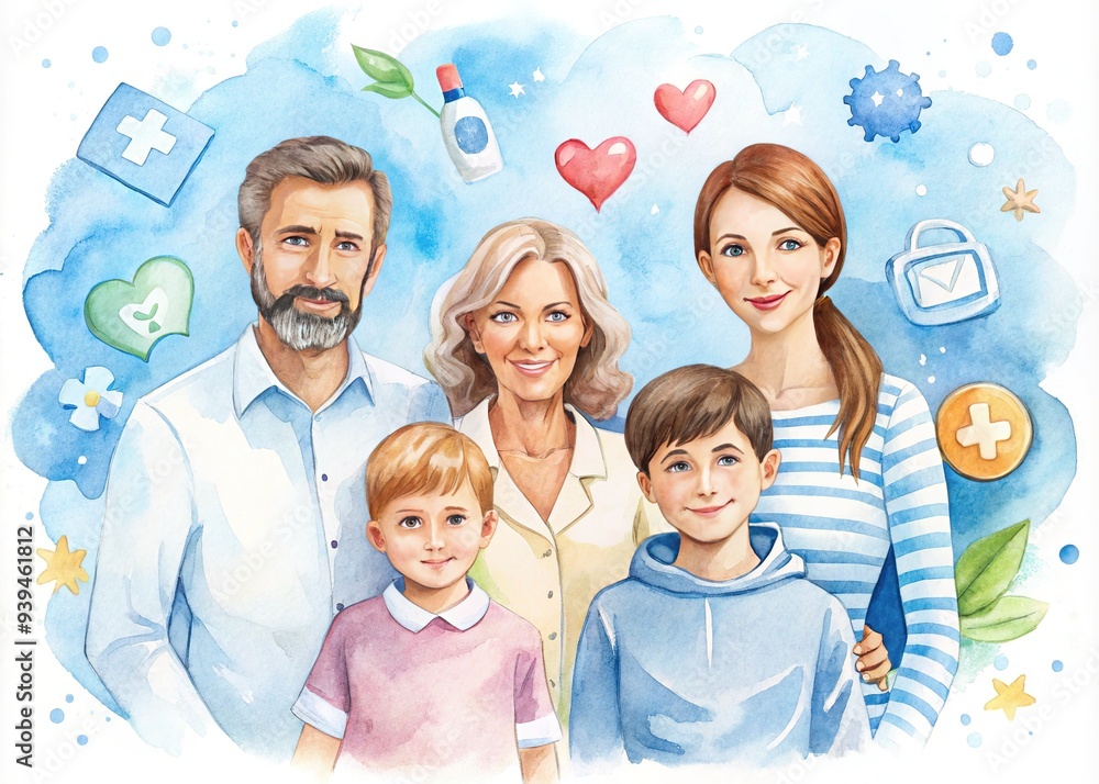 Gentle strokes capture the love and laughter within this family ...