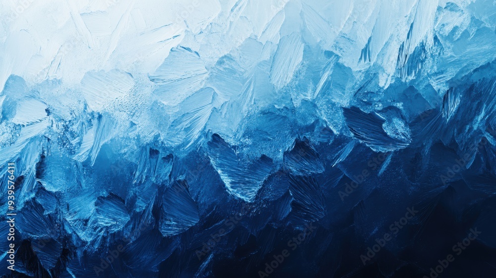 Abstract cold background in cool tones with icy textures and gradients ...
