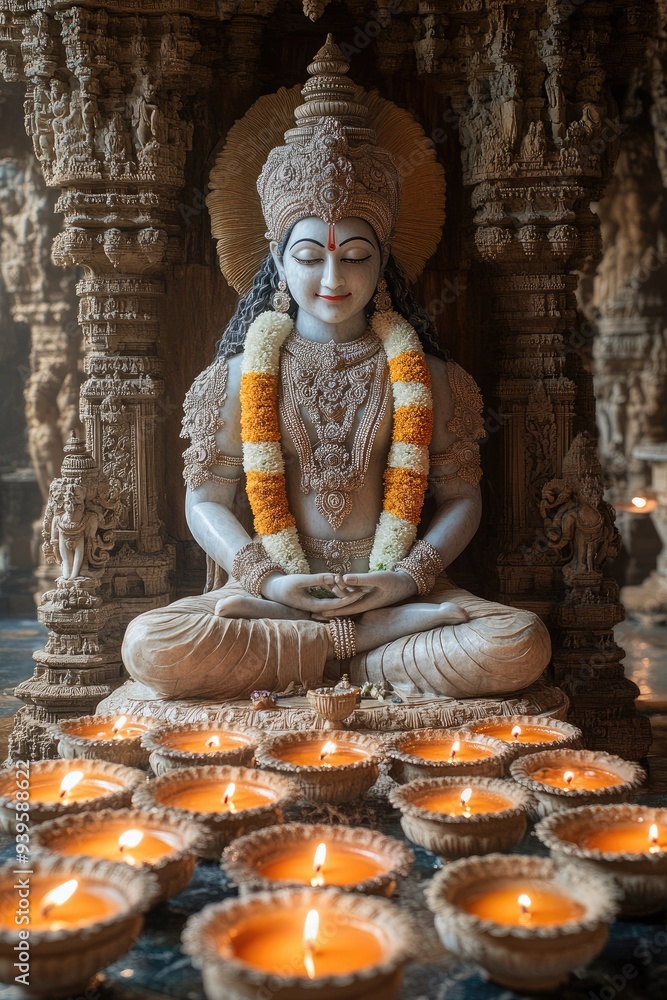 Supreme deity Vishnu: omnipotent divine figure in Vaishnavism ...