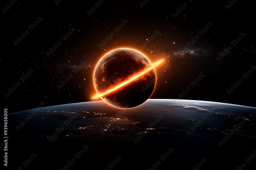 A detailed astronomical diagram explaining the alignment of the Earth ...