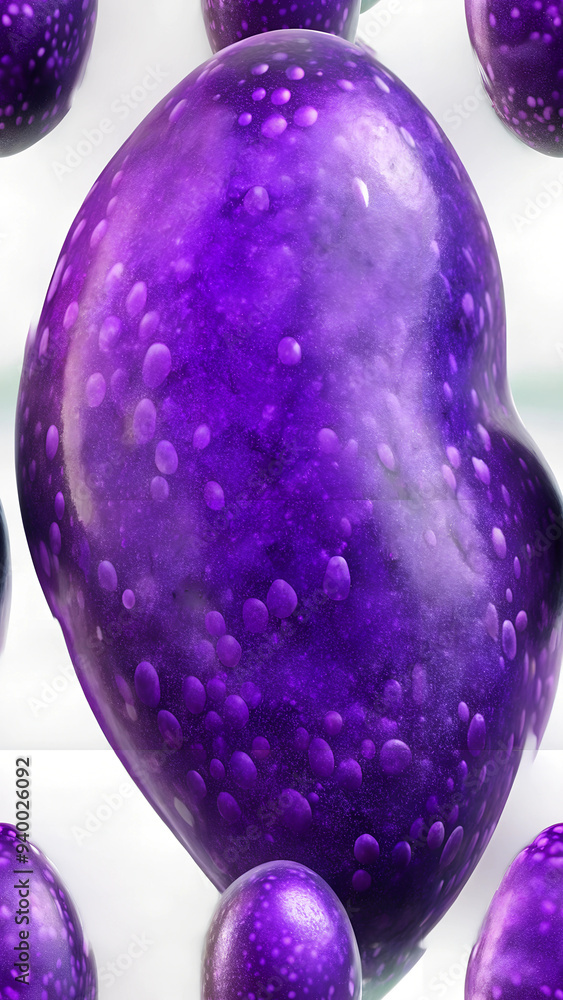 Envision spleen vibrant purple organ smooth glossy surface splenic ...