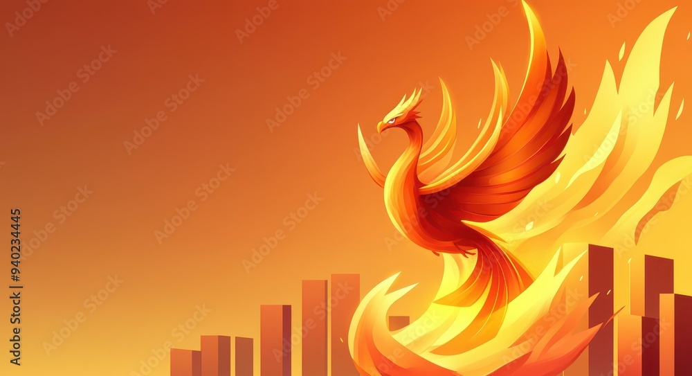 Watch a digital phoenix soar as it bursts from its simulation, lighting ...