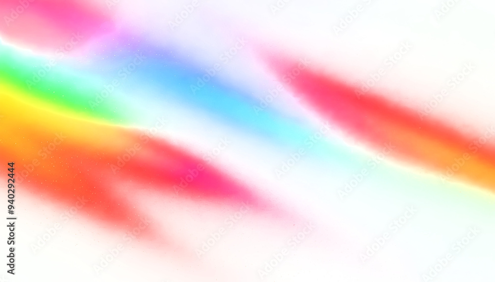 Rainbow gradient with vintage film light leaks and dusty texture on ...