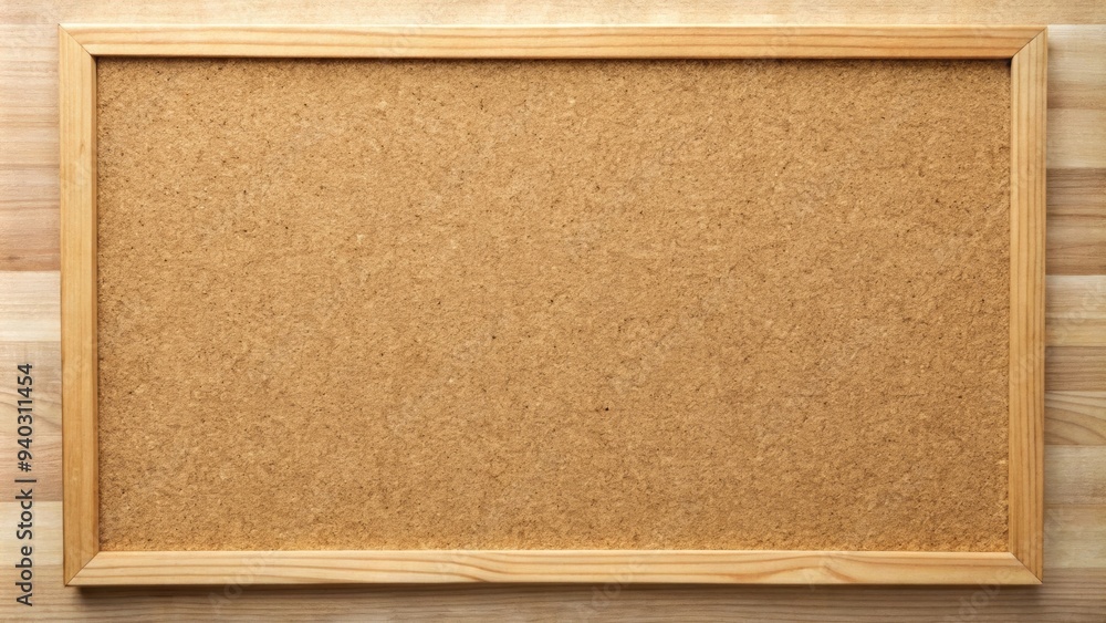 Empty bulletin board with cork and wood texture background, cork board ...