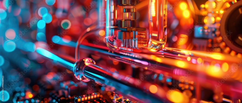 Cutting-Edge Quantum Computer Cooling System and Circuit Connections in ...
