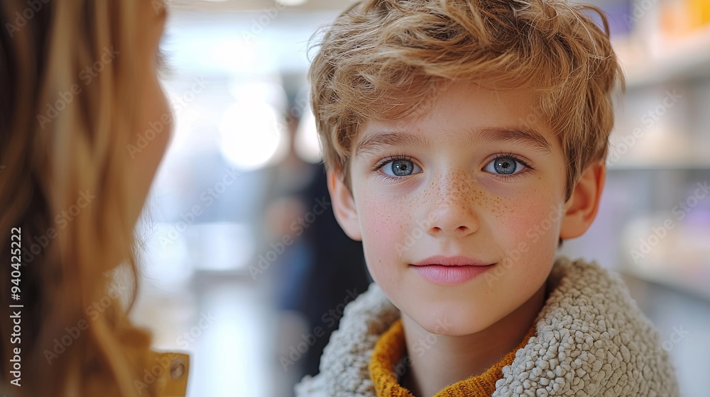 portrait of a child Measles symptoms and prevention poster with ...