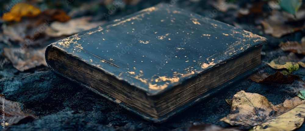 A haunting gothic novel cover with dark eerie and supernatural imagery ...