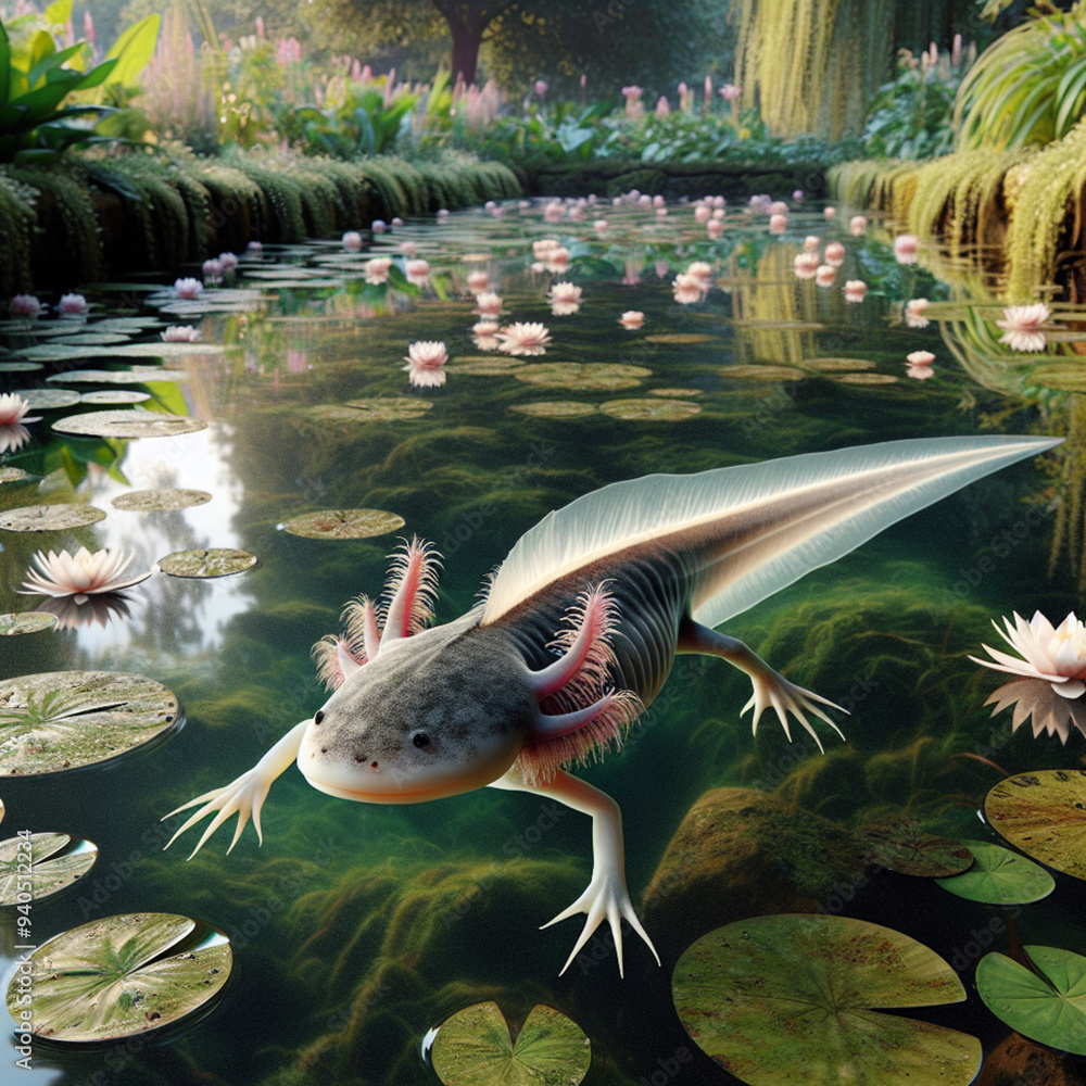 🦎 Meet the incredible Axolotl! This unique amphibian, native to Mexico ...