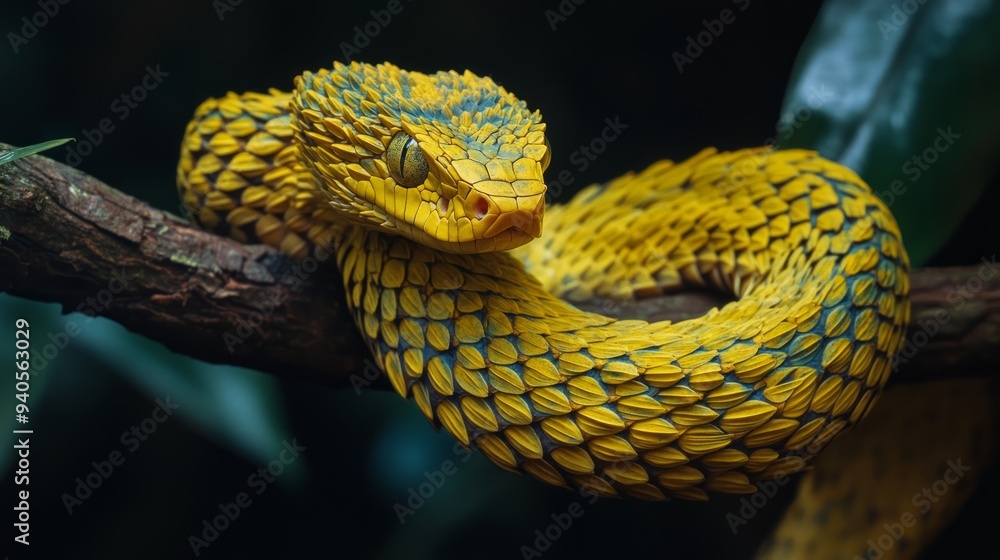 Atheris chlorechis is a species of viper found only in the forests of ...