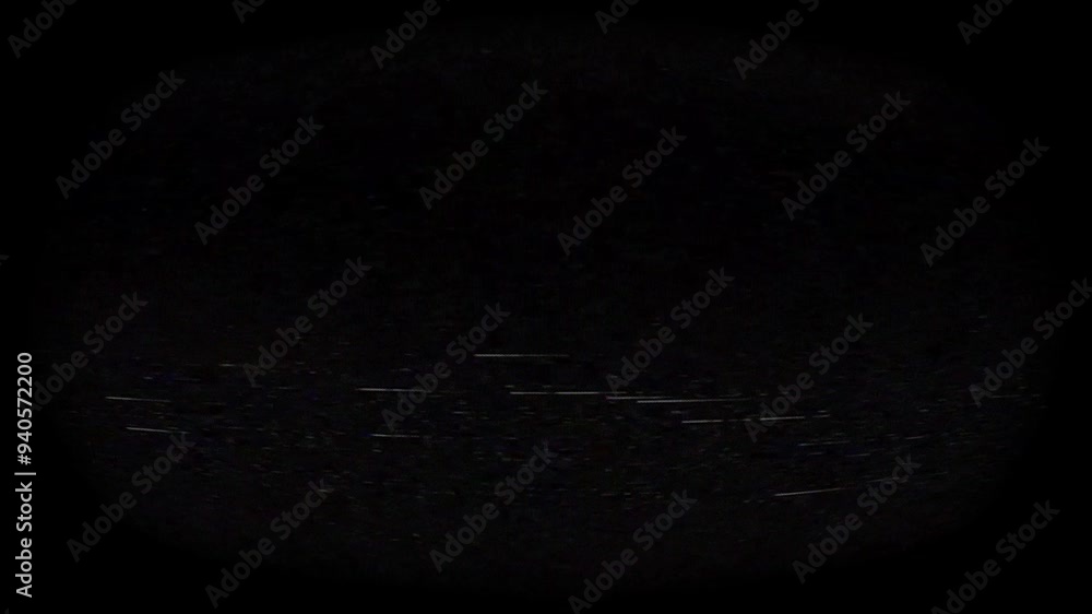 VHS analog video black screen, opening, transition, ruined, old, effect ...