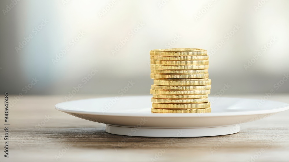 Restaurant menu with prices in gold coins, representing economic value ...