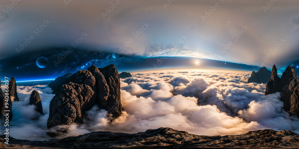 Full 360 degrees seamless spherical panorama HDRI equirectangular ...