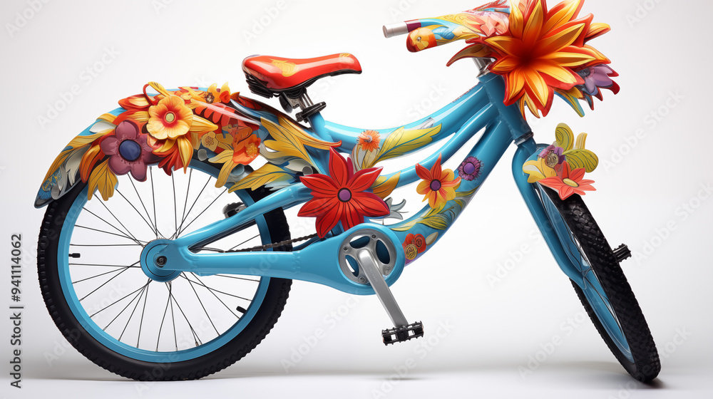 Elegant bicycle with modern touches and classic design elements for a ...