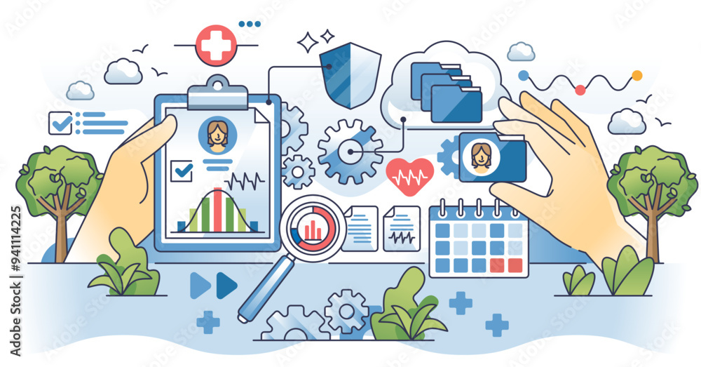 Health information management and online healthcare system outline ...