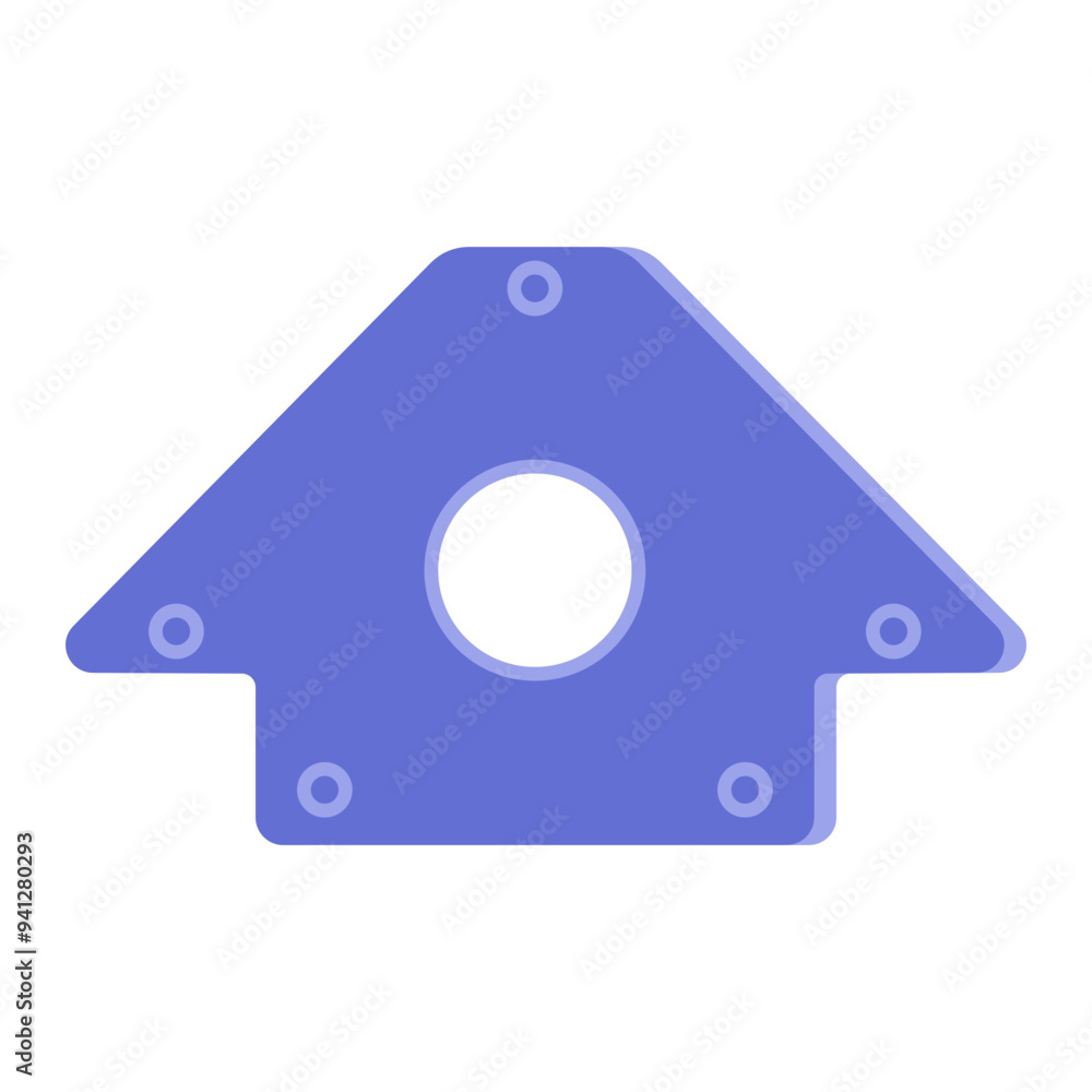 Crane Chain Triangle Icon Perfect for designs with welding workshop ...