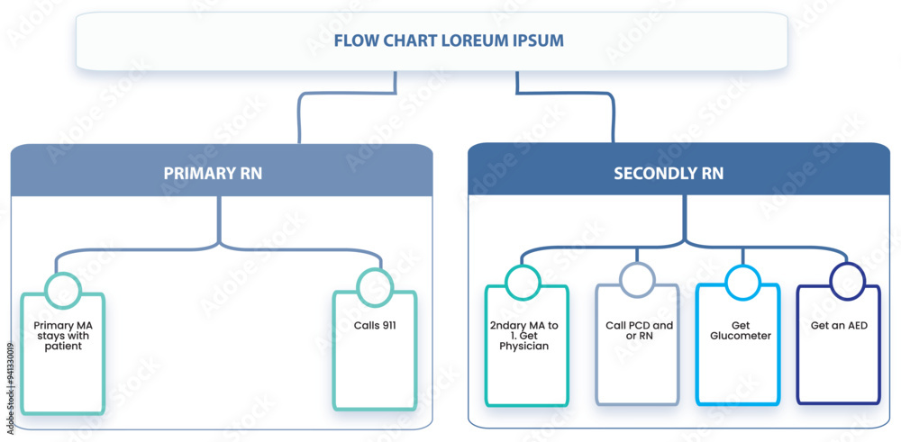 Collection of vector 2 circle chart infographic templates for ...
