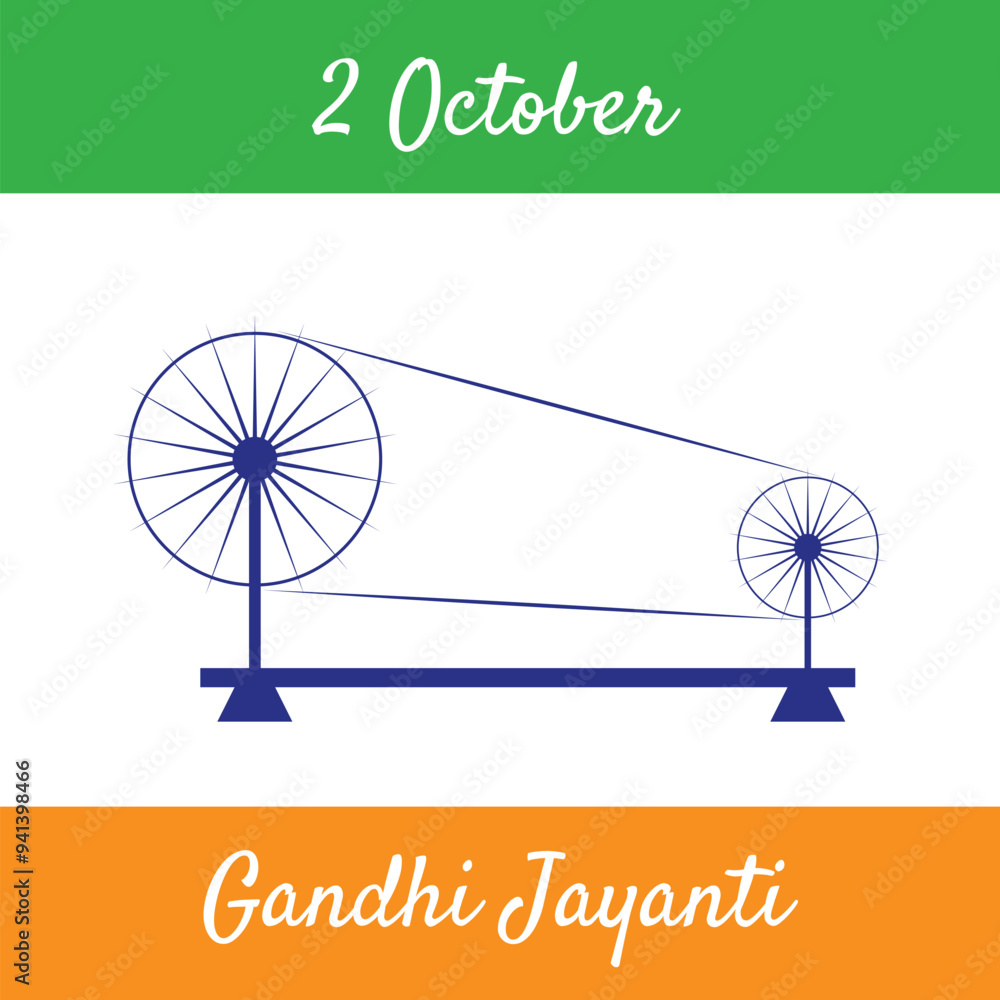 2 October gandhi jayanti. Mahatma gandhi jayanti. national holiday in ...