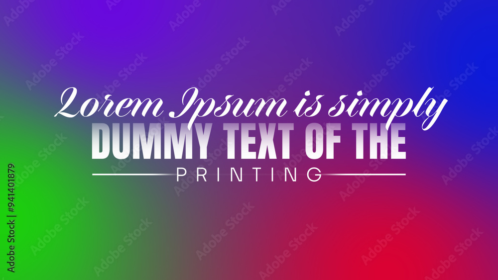 Vibrant Gradient Text Animations with Moving Colors Stock Template ...