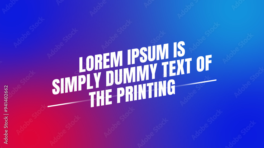 Sleek and Modern Animated Titles with Gradient Background Stock ...