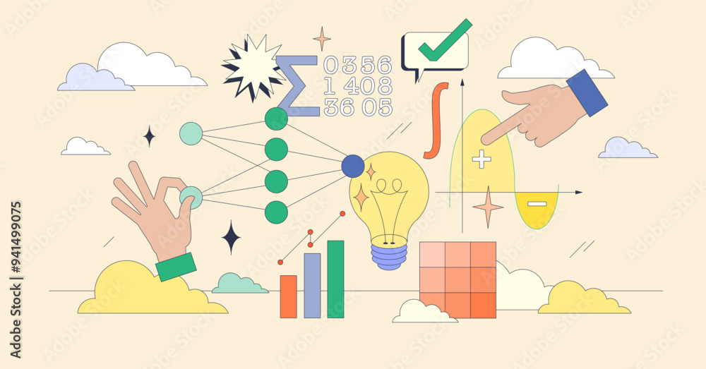 Mathematics for artificial intelligence science tiny neubrutalism ...