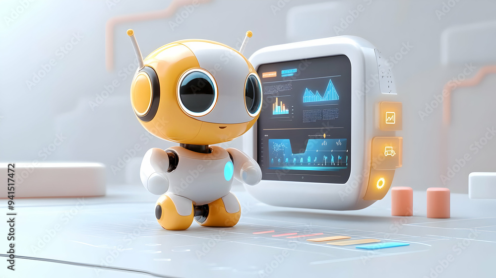 3d Icon As Ai Assistant And Quality Assurance Dashboard Concept As An Ai Assistant Icon Paired