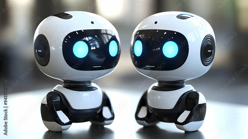 3D Icon as AI robot and quality assurance system concept as An AI robot ...