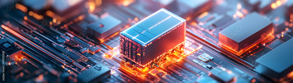 Photo Realistic As Ai Logistics And Supply Chain Management Concept As