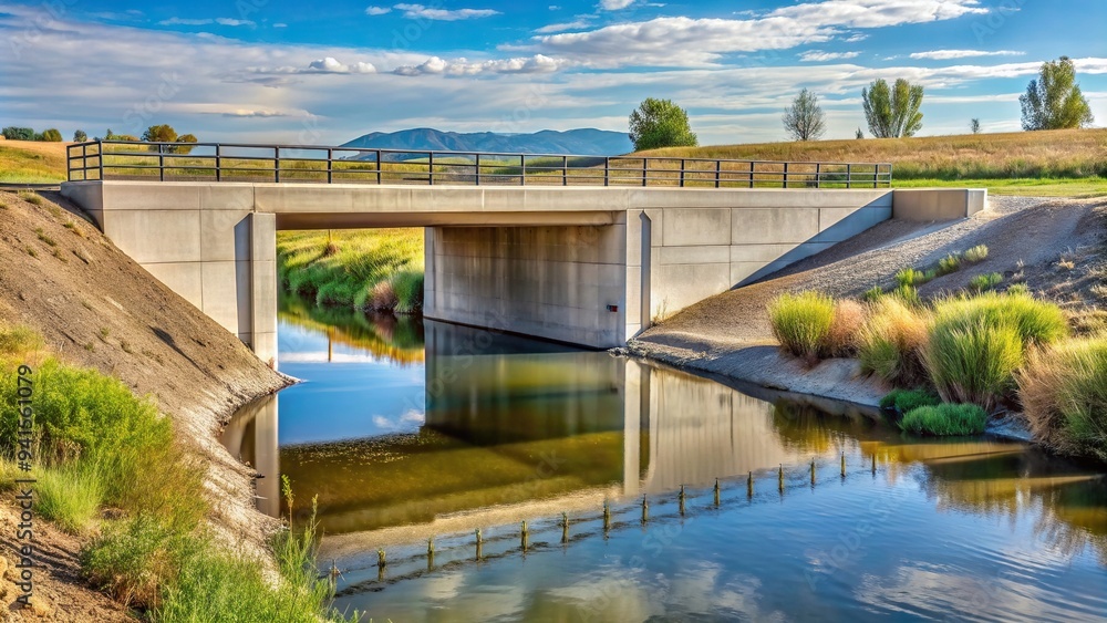 support, canal, landscape, drainage, transportation, engineering ...