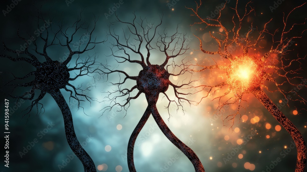 An informative illustration explaining the nervous system, highlighting ...