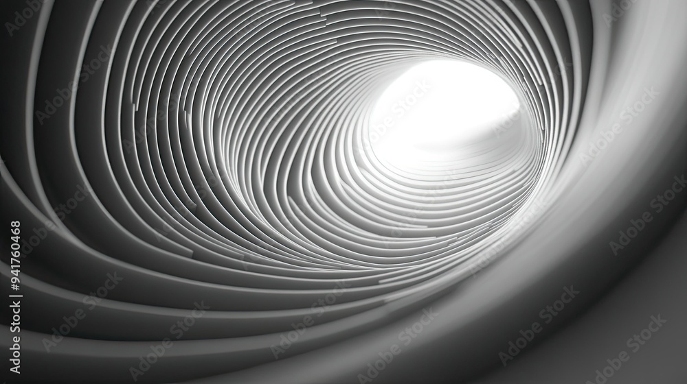 Subtle, curved lines in a circular flow, embodying the lifecycle and ...