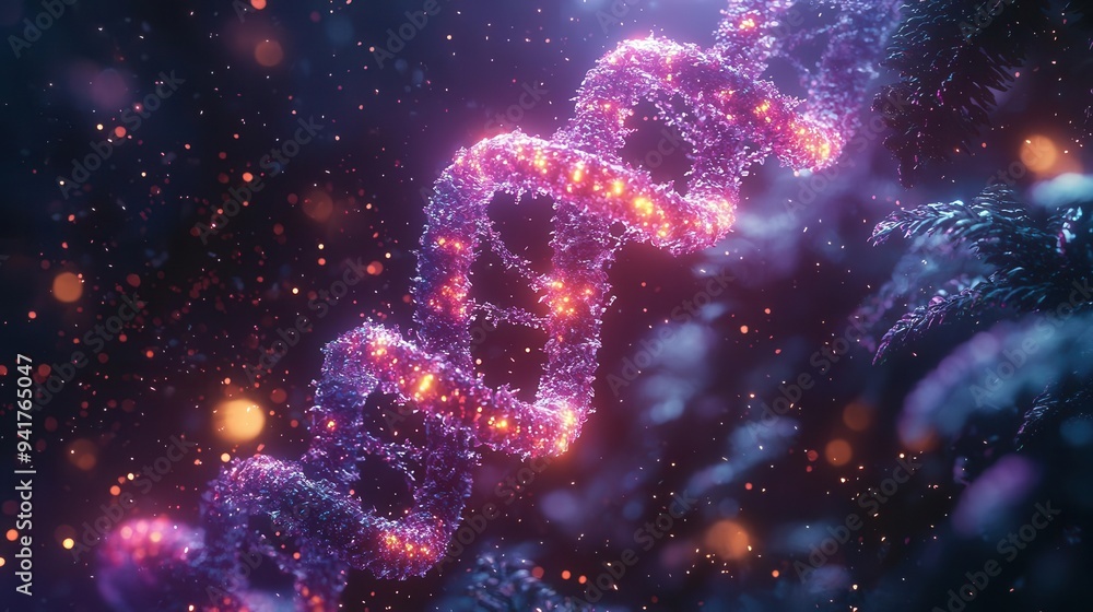 DNA structure within the cell nucleus, highlighting chromatin and the ...