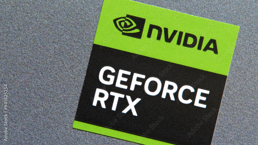 NVIDIA GeForce RTX GPU graphics card series model manufacturer sticker ...