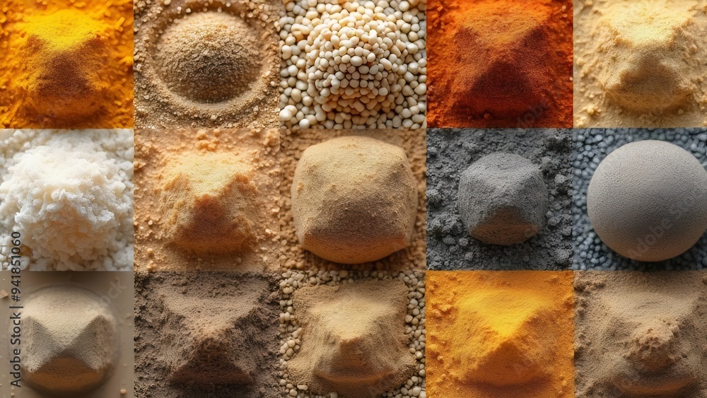 Sand Types and Varieties: Vividly Depicted Different Sands Showcasing ...