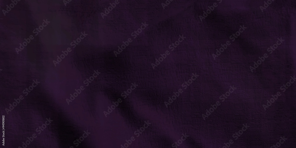 Purple crumpled paper texture in low light background. Silk cloth ...
